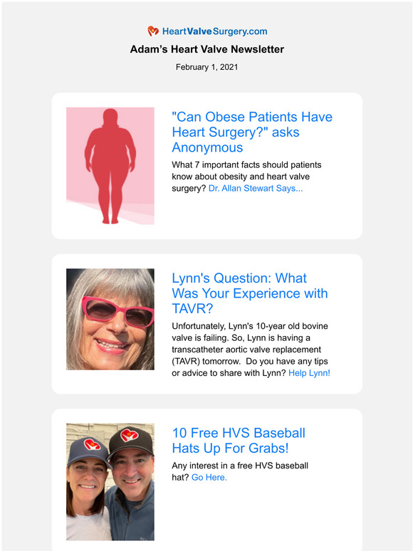 HeartValveSurgery: Heart Valve Surgery Newsletter | Milled