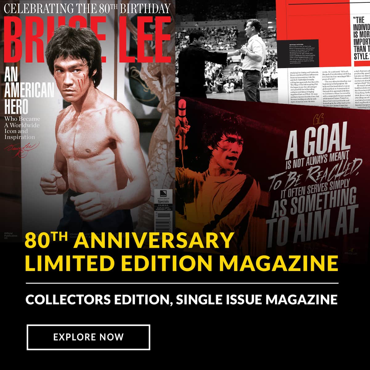Bruce Lee: 80th Anniversary Collectors Edition Magazines 💯 | Milled
