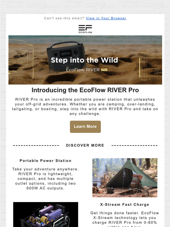 EcoFlow: It's Time! EcoFlow RIVER Pro is now live. | Milled
