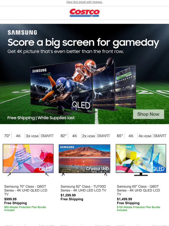 Costco: Big Game, Big Screen, Big Savings. Shop TVs and Game-Day ...