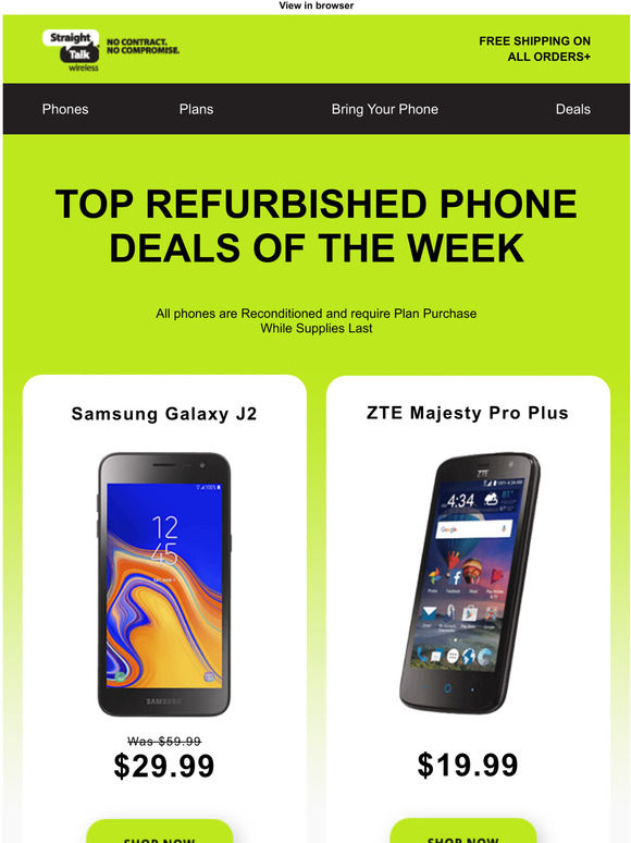 Straight Talk: 📞 Refurbished Phone Deals of the Week | Milled