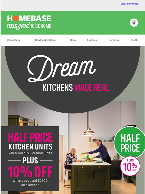 Homebase: HALF PRICE UNITS when you buy 5 or more, plus an EXTRA 10% ...