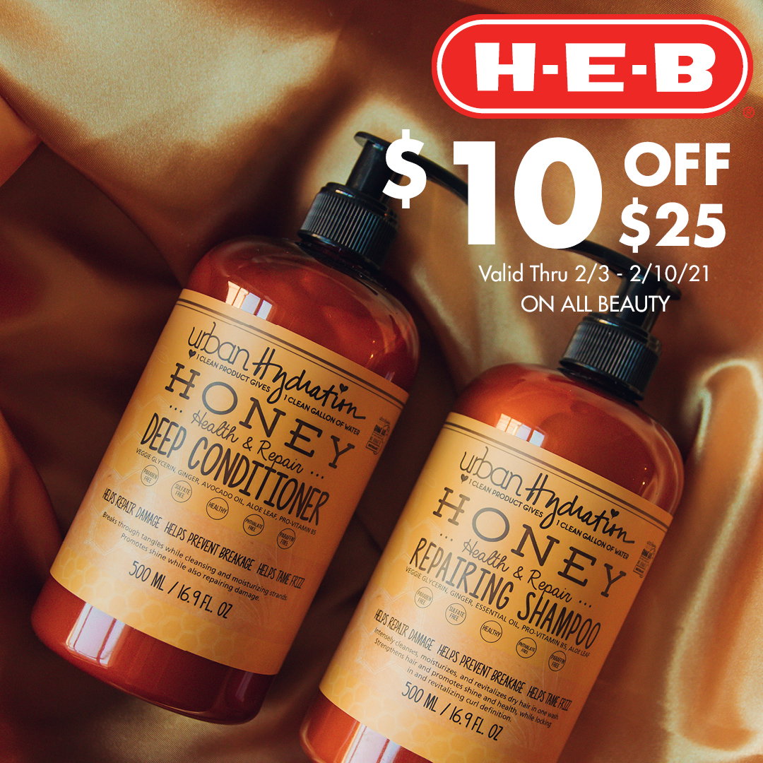 Urban Hydration: HEB EXCLUSIVE! Save up THIS week! | Milled