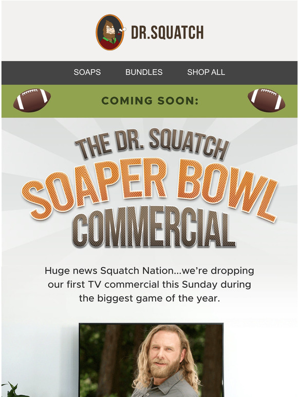 Dr. Squatch: The Dr. Squatch Soaper Bowl Commercial | Milled