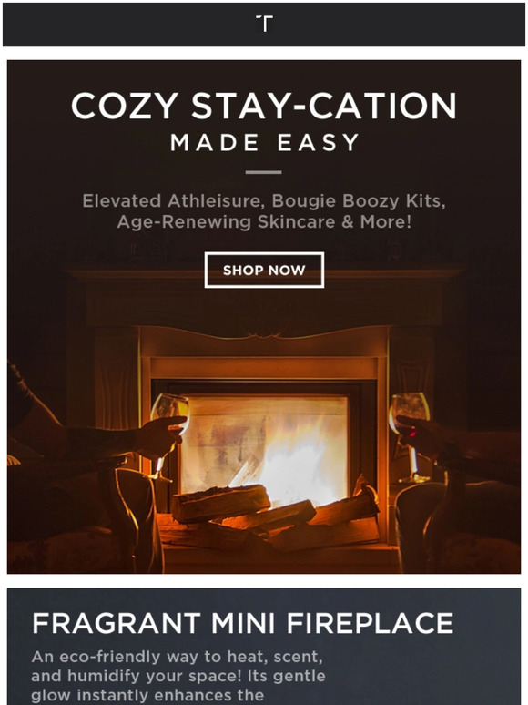 Touch of Modern: Warm Up With Fragrant Mini Fireplaces, Stylish Wall ...