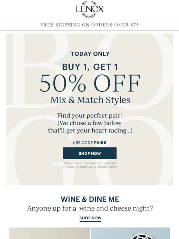 Lenox: We Found Your Perfect Pair! | Milled