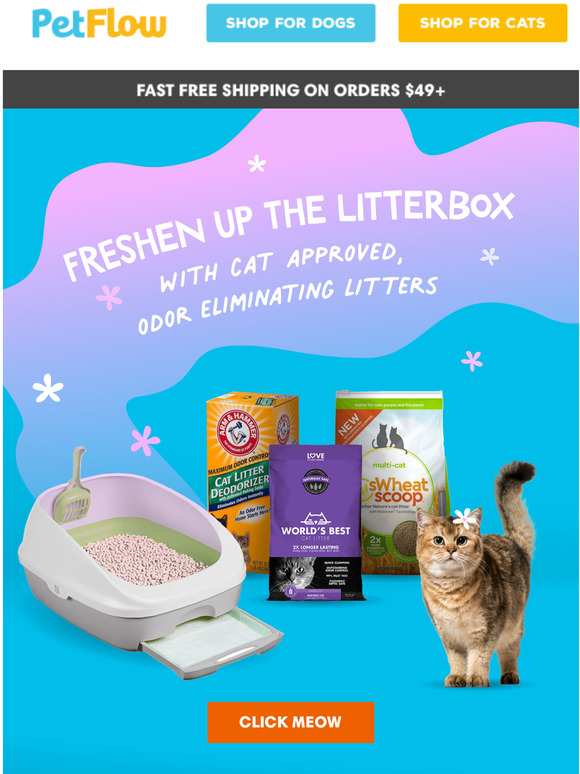 PetFlow: Time to Freshen the Litter Box? 😼 | Milled