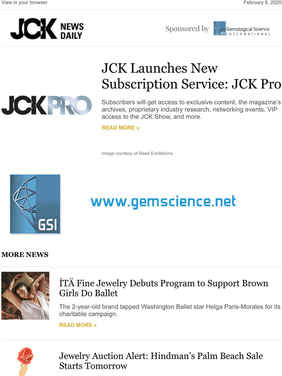 JCK: JCK Launches New Subscription Service: JCK Pro | Milled