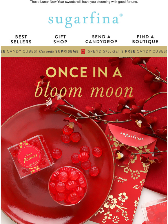 Sugarfina: Get Our Limited-Edition Lotus Flowers Candy Cube | Milled