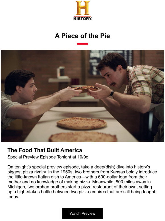 History Channel Shop: All-New Tonight: 'The Food That Built America ...