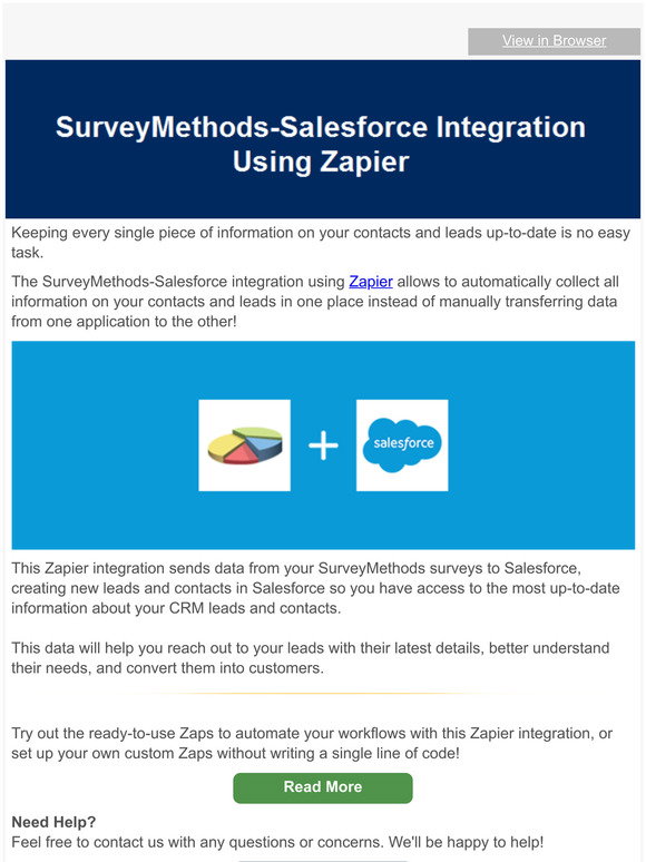 SurveyMethods: SurveyMethods: Integrate SurveyMethods and Salesforce ...