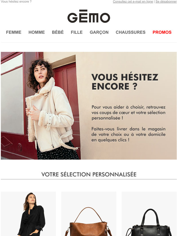 Gémo: Vos coups de cœur vous attendent sur GEMO.FR | Milled