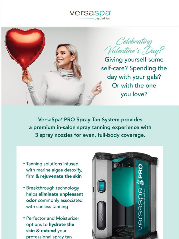 VersaSpa: A Beautiful, Natural Tan for Valentine's Day! | Milled