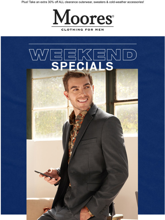 Moores Clothing: This Weekend ONLY: $159.99 suits from Awearness ...