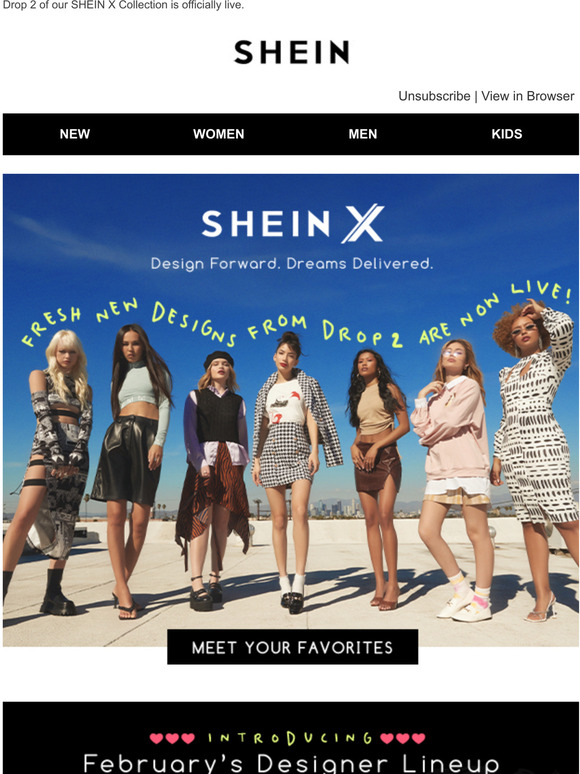 SHEIN: SHEIN X FEBRUARY LINEUP IS HERE! | Milled