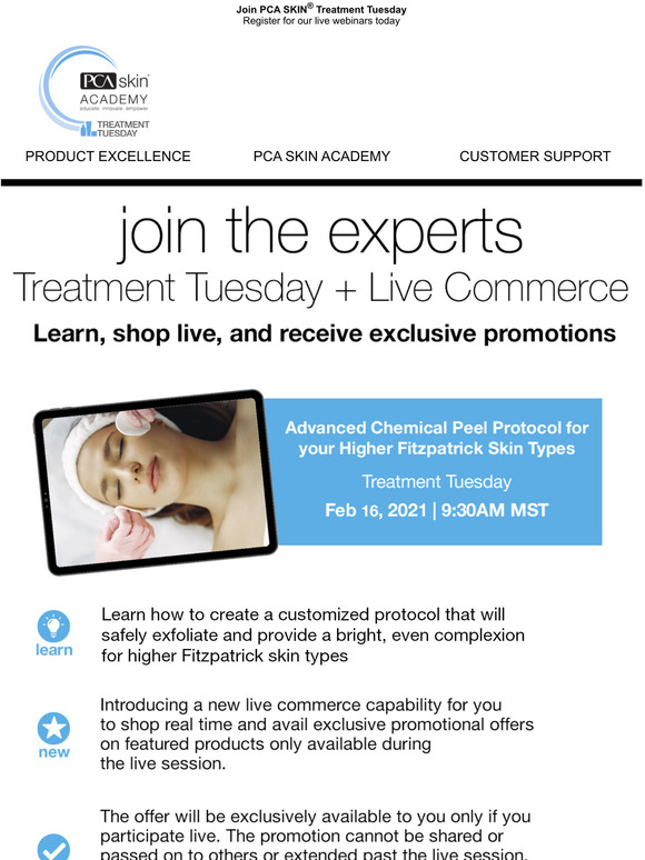 PCA Skin: Register Now: Professional Peels for Higher Fitzpatrick Skin ...