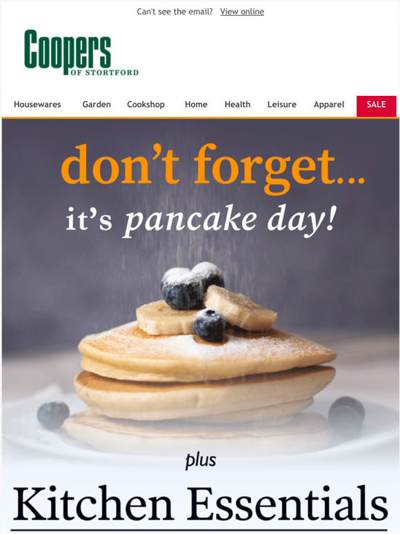 Coopers of Stortford: Don't Forget It's Pancake Day! | Milled