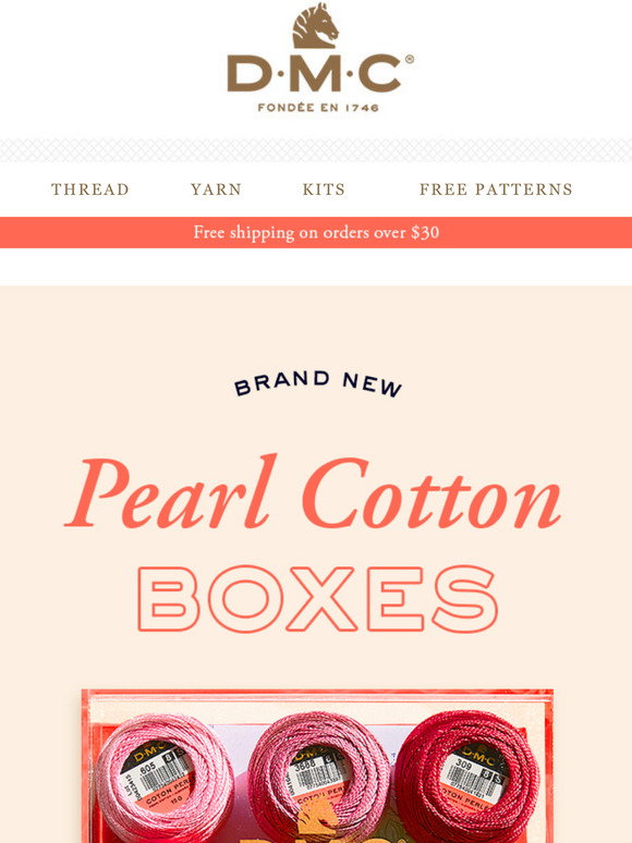DMC: New! Pearl Cotton Collector's Boxes | Milled