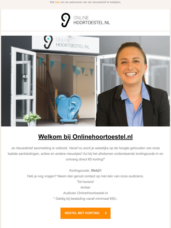 OnlineHoortoestel: Je aanmelding is bevestigd | Maak direct gebruik van ...