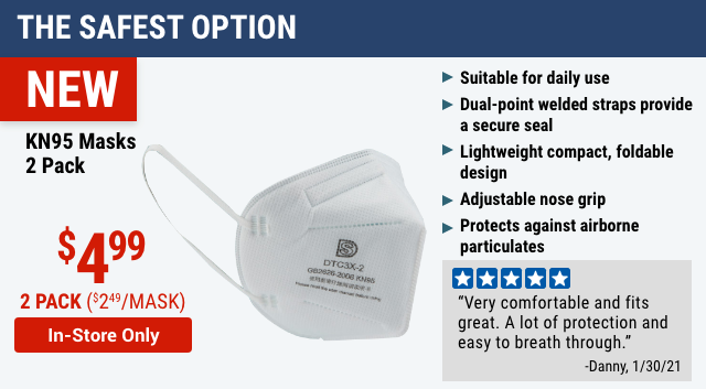 Harbor Freight: NEW Face Masks to Help Keep you Safe | Milled