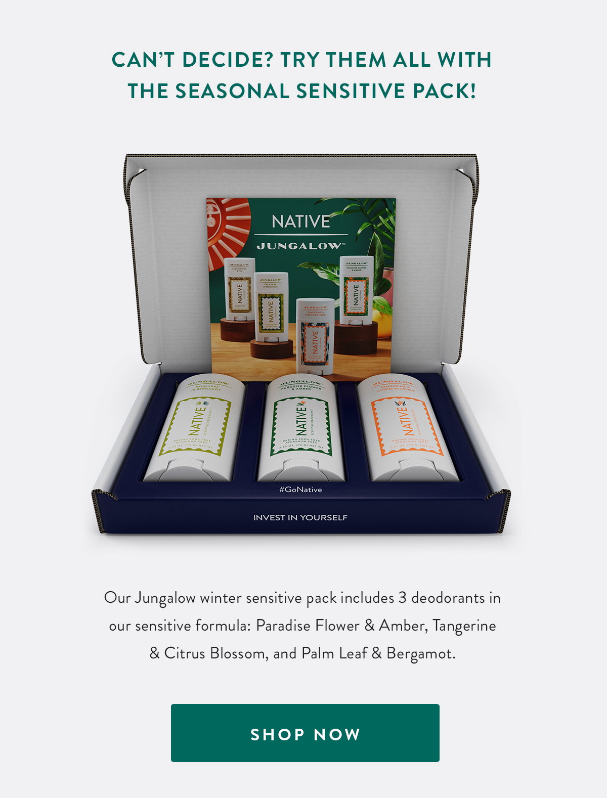 Native: Sensitive Skin? No Problem. | Milled