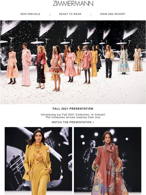 Zimmermann: First Look: Watch our Fall 2021 RTW Presentation, In ...
