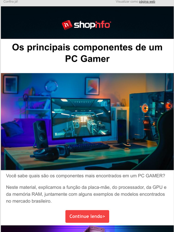 Shopinfo: Blog Gamerinfo l Os principais componentes de um PC Gamer ...