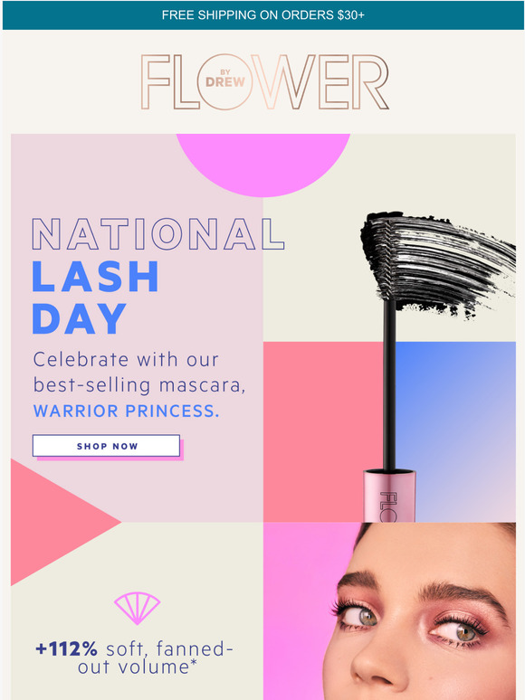 Flower Beauty: Celebrate National Lash Day With Our #1 | Milled