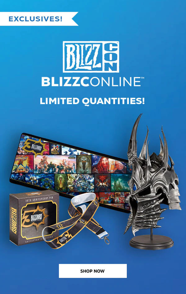 Blizzard: BlizzConline is here! Shop the latest 30th Anniversary ...