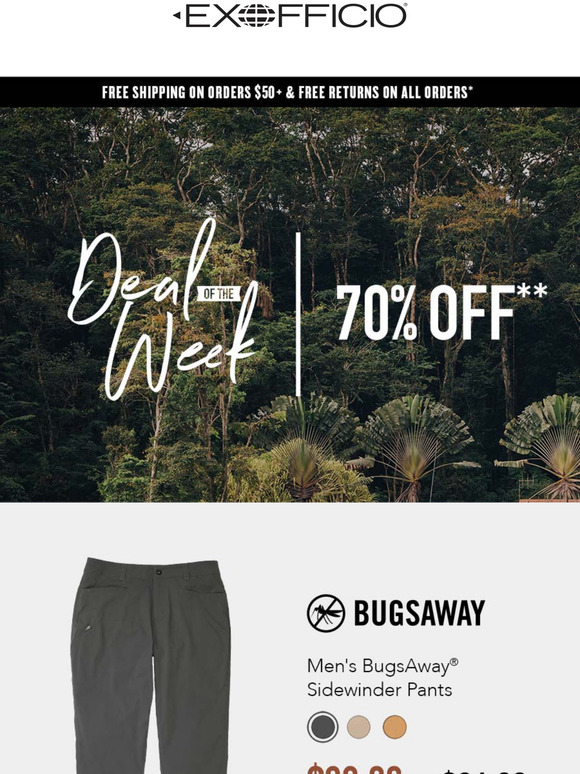 ExOfficio: A Deal of the Week that’s all the buzz | Milled