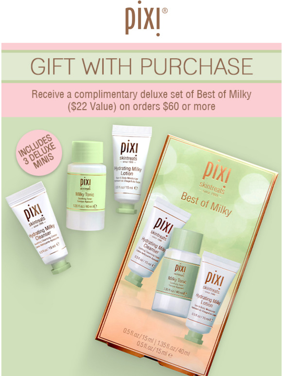 Pixi: Best of Milky Kit ($22 Value) with Purchase | Milled