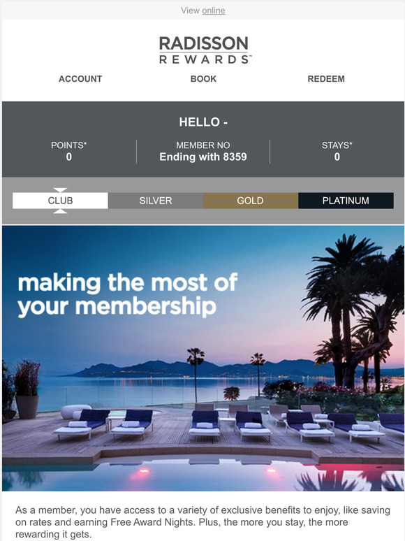 Radisson Blu Edwardian: Welcome 1 of 3: Start enjoying your exclusive ...