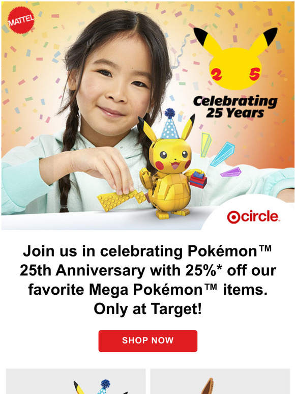 Mattel: Celebrate Pokemon’s 25th Anniversary with 25% off Mega Pokemon ...