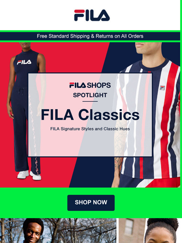 FILA: The Colors You Know, the Styles You Love: FILA Classics | Milled