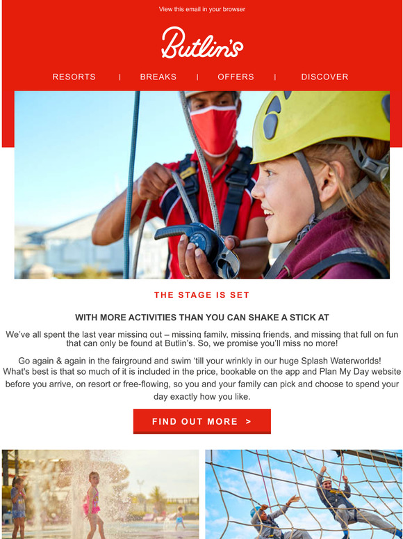 Butlins: Awesome activities await you at Butlin's! | Milled