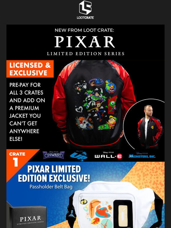 Loot Crate: ️ Show off your love of Pixar in this exclusive jacket ...