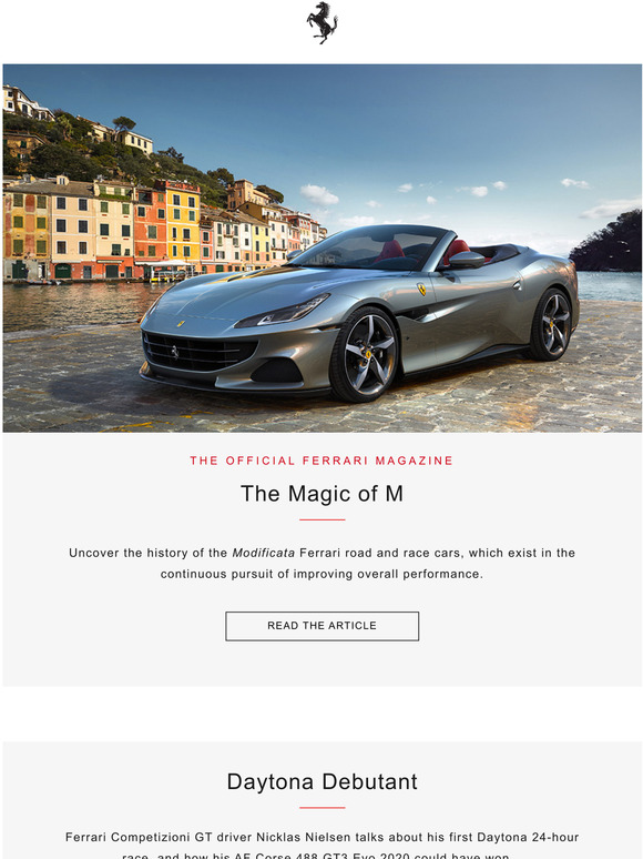 Ferrari Store UK: The Official Ferrari Magazine - February | Milled