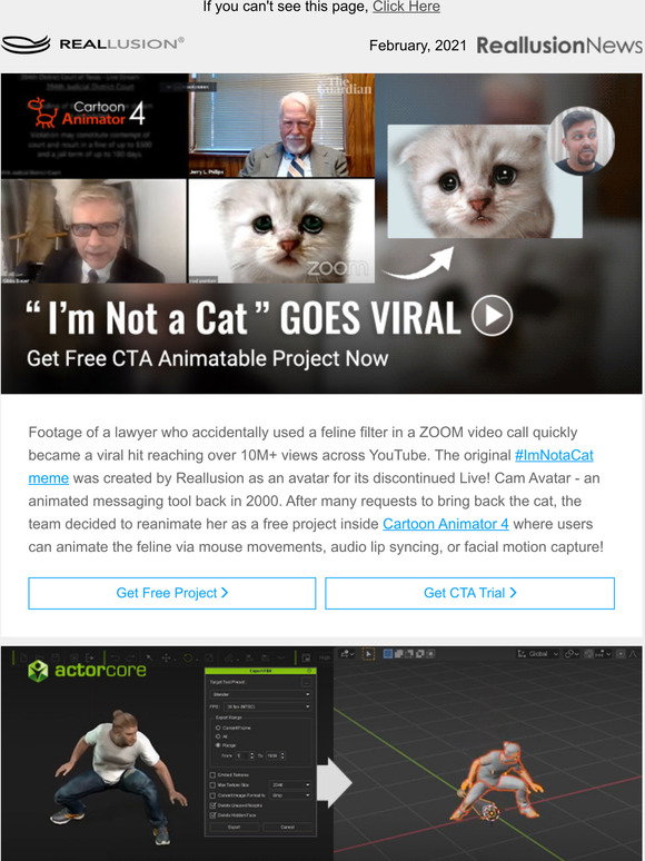 Reallusion: “I’m not a Cat” – Original meme avatar reanimated in ...
