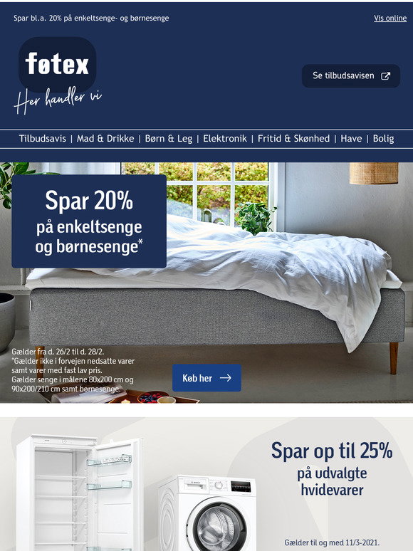 Føtex: Der er nye stærke tilbud til hjem og fritid på føtex.dk | Milled