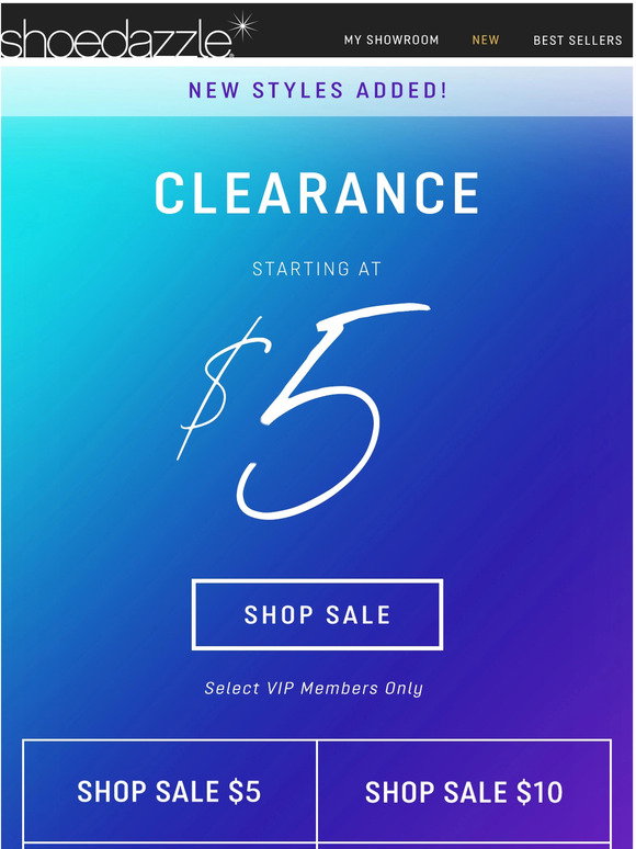 ShoeDazzle: Exclusive access to our VIP clearance | Milled