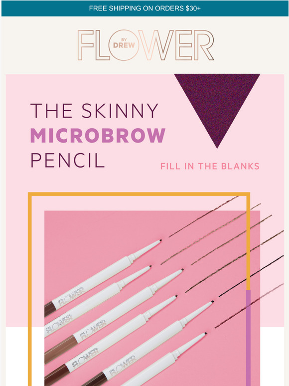 Flower Beauty: You're In Control With Our NEW Skinny Microbrow Pencil ...