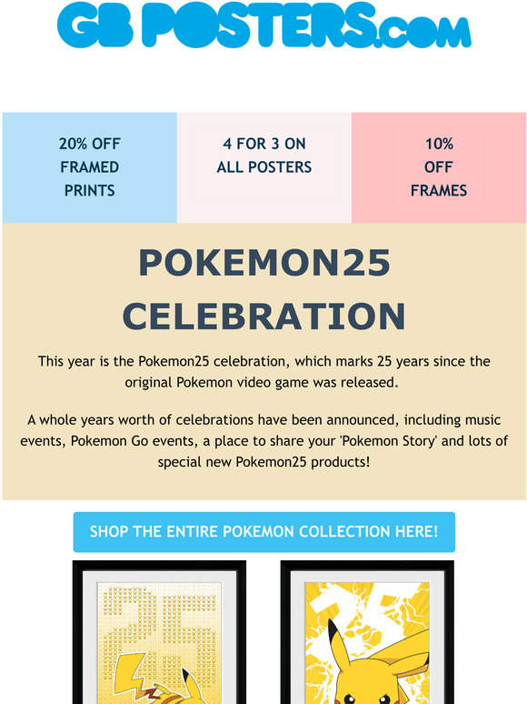 GB Posters: Pokemon Day 2021 | Milled