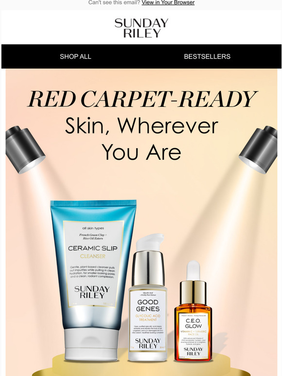 Sunday Riley: Our favorite season? Awards! | Milled