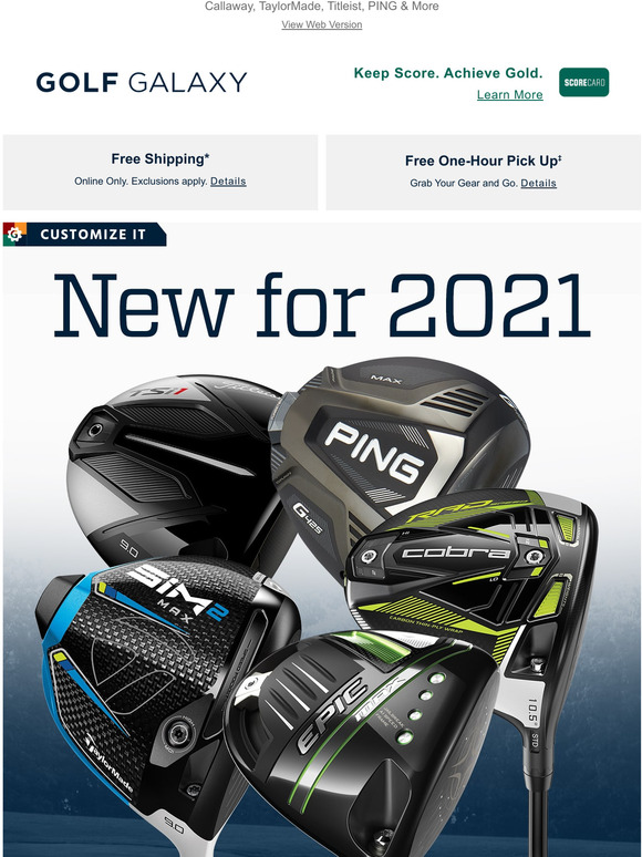 Golf Galaxy: Your Game Deserves NEW Clubs for 2021 | Milled
