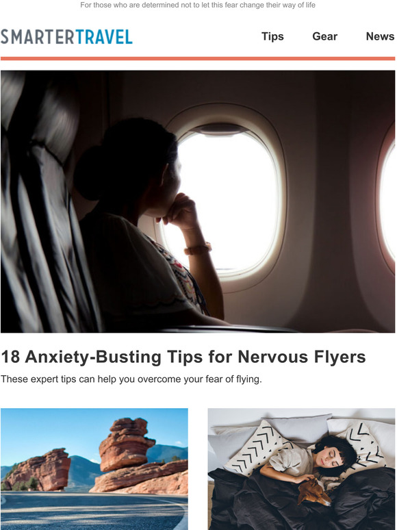 SmarterTravel: 18 Anxiety-Busting Tips for Nervous Flyers | Milled