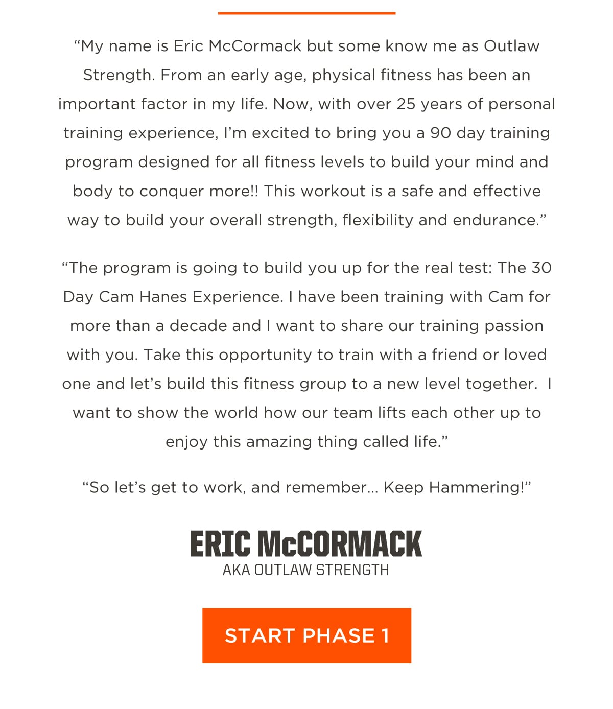 MTN OPS: Conquer Fitness w/ Eric McCormack [NEW PROGRAM] | Milled