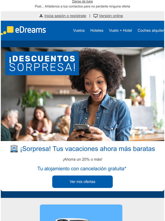 eDreams: Descuentos sorpresa! Estos son los mejores viajes de calidad ...