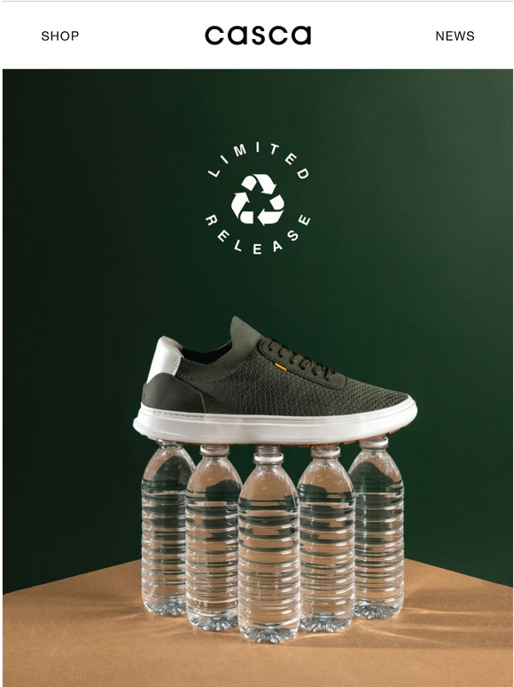 Casca: THIS SHOE KEEPS PLASTIC OUT OF LANDFILLS. | Milled