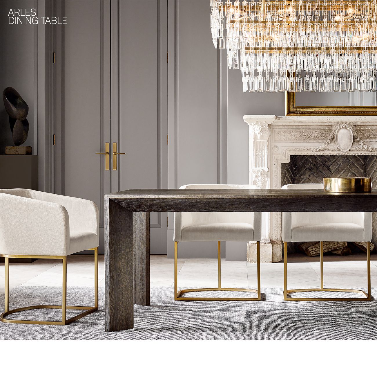 Restoration Hardware The Arles Dining Table. Inspired by an Iconic French Design. Milled
