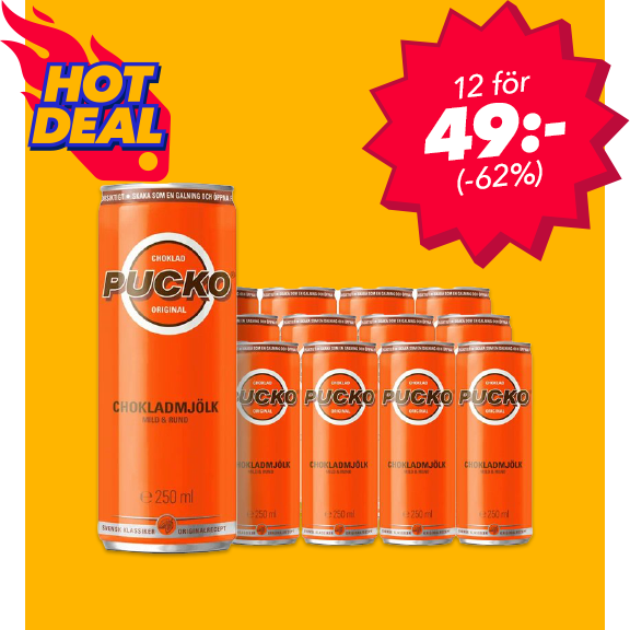 Matsmart: 12-pack PUCKO - 49 kr | OLW snowballz - 4 fr 10 kr! | Milled